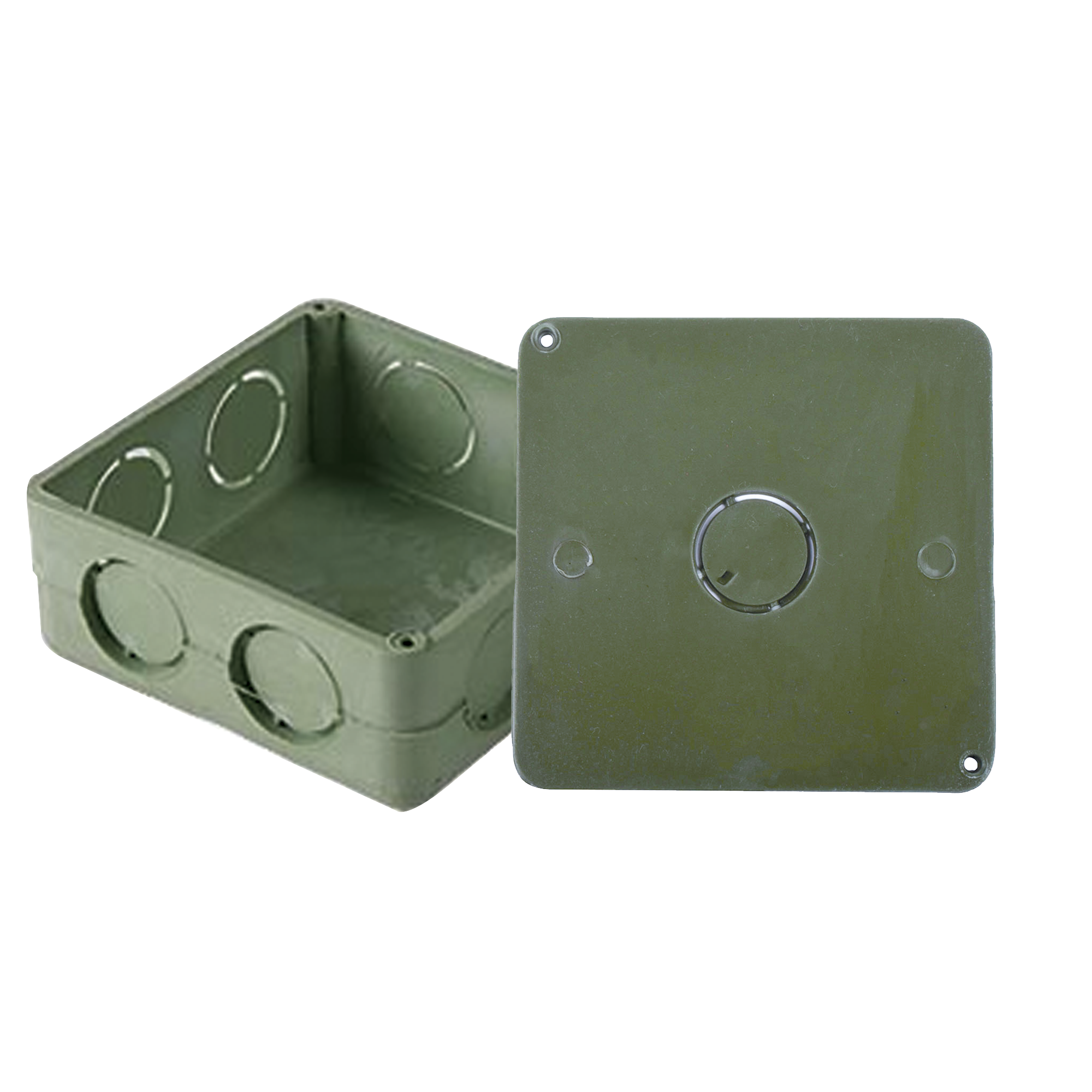 Caja Cuadrada y Tapa de 1″ para instalaciones con tuberí­a PVC Conduit ...