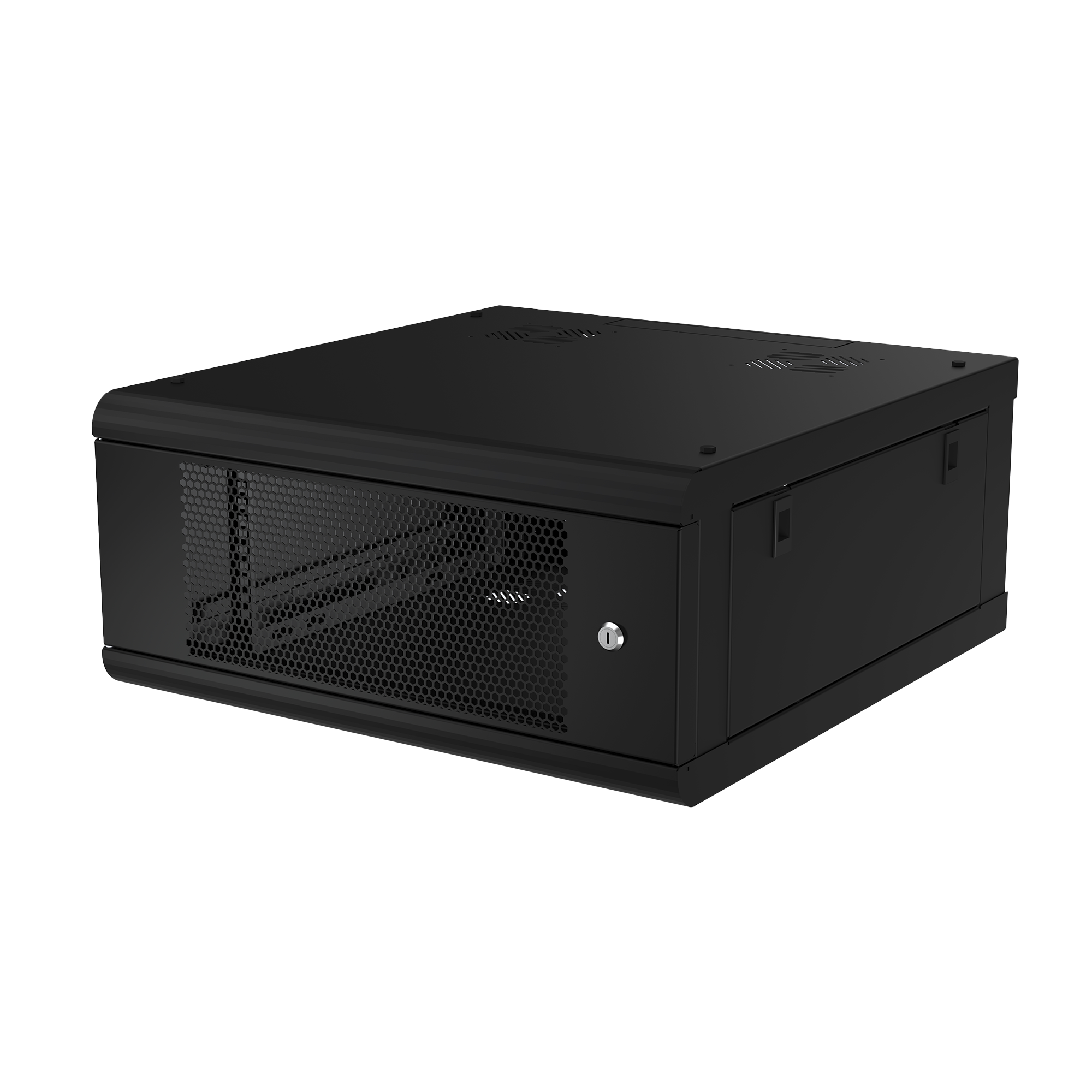 Gabinete de Pared con Puerta Perforada, 635mm de Profundidad, 4U Rack ...