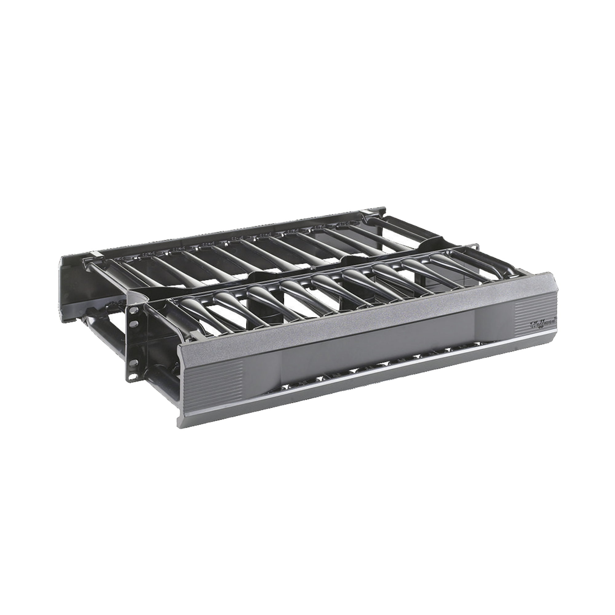 Organizador de Cables Horizontal CableTek, Doble (Frontal y Posterior ...