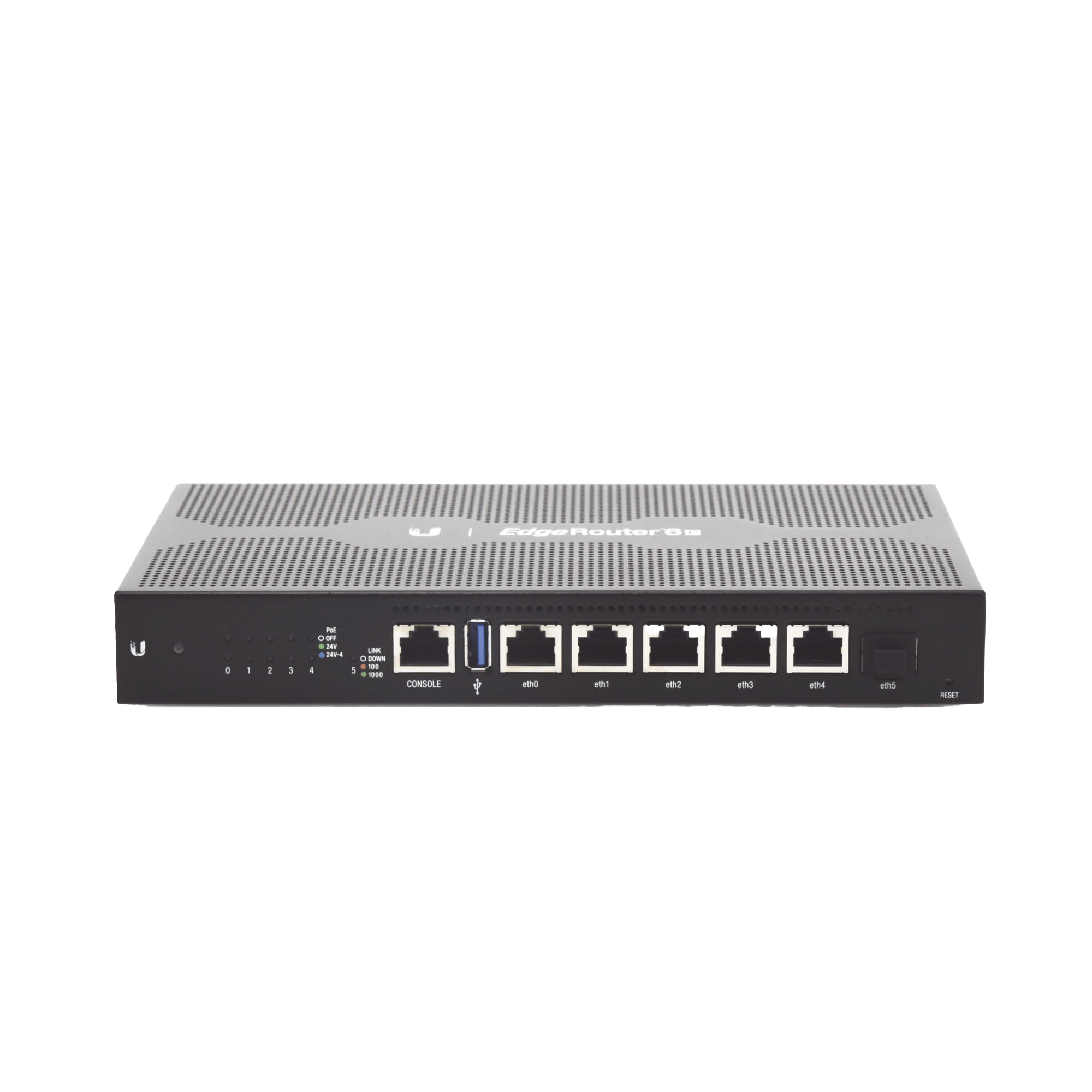 EdgeRouter 6 PoE pasivo 24 V, con 5 puertos 10/100/1000 Mbps + 1 puerto ...