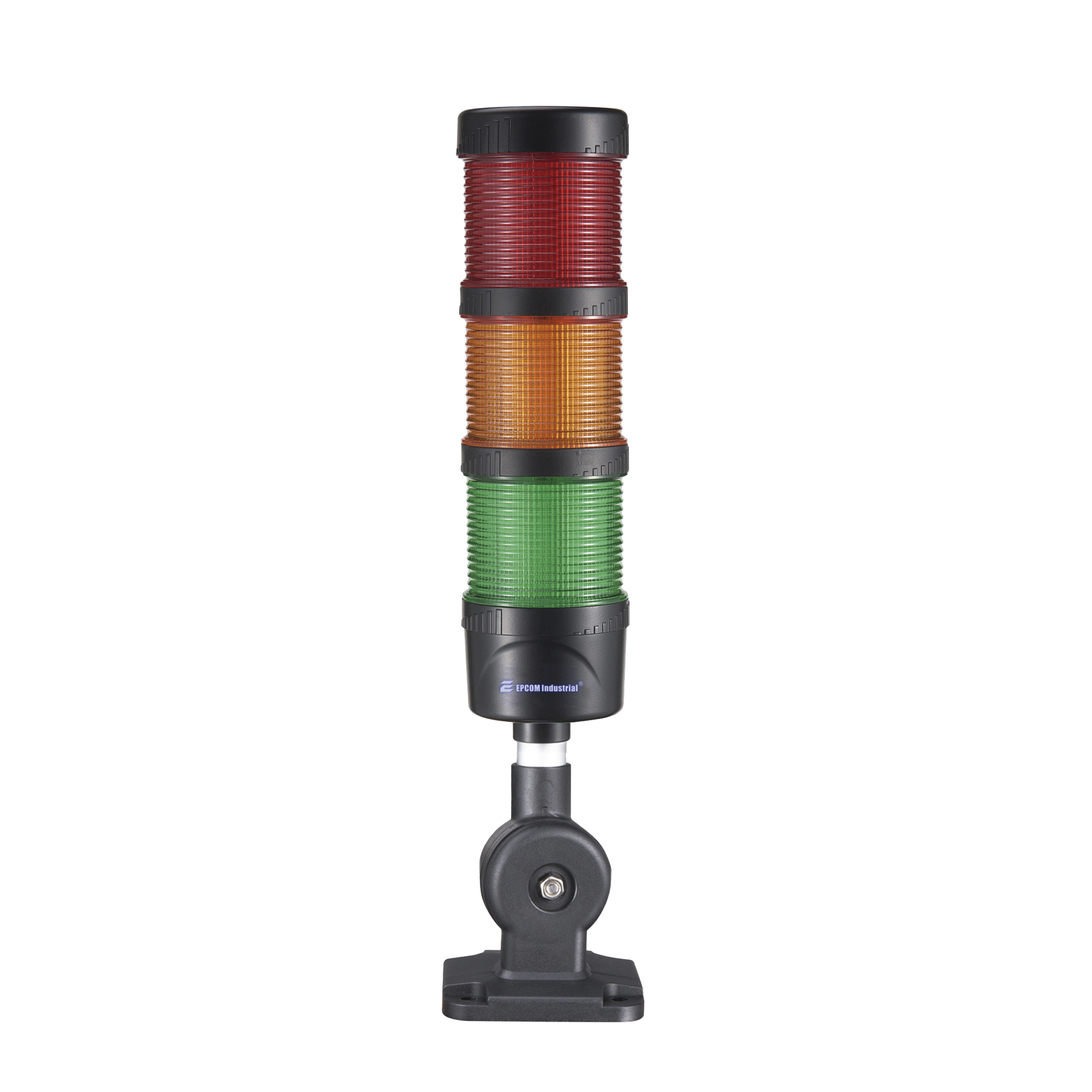 Torre LED Indicadora de estado de 3 niveles color Rojo, í mbar y Verde ...