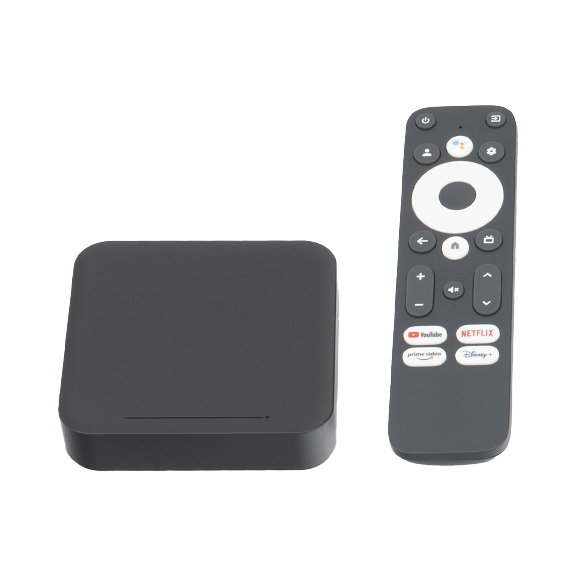 STB 4K Android con Google TV / Alto Rendimiento / Conexión Wi-Fi y por Cable / Control Remoto ...