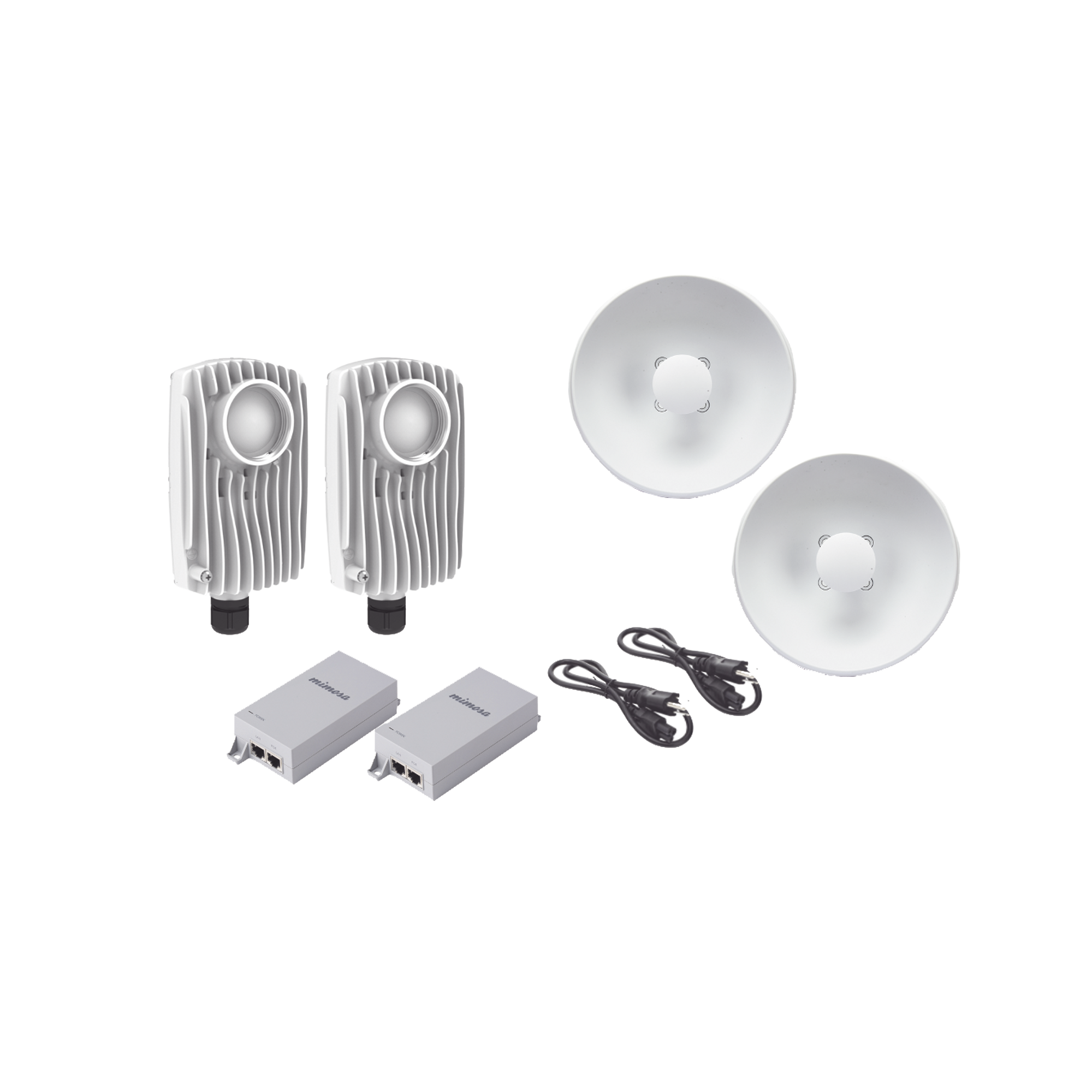 Kit de 2 radios C6X con 2 antenas de (25 dBi), rango de frecuencia ...