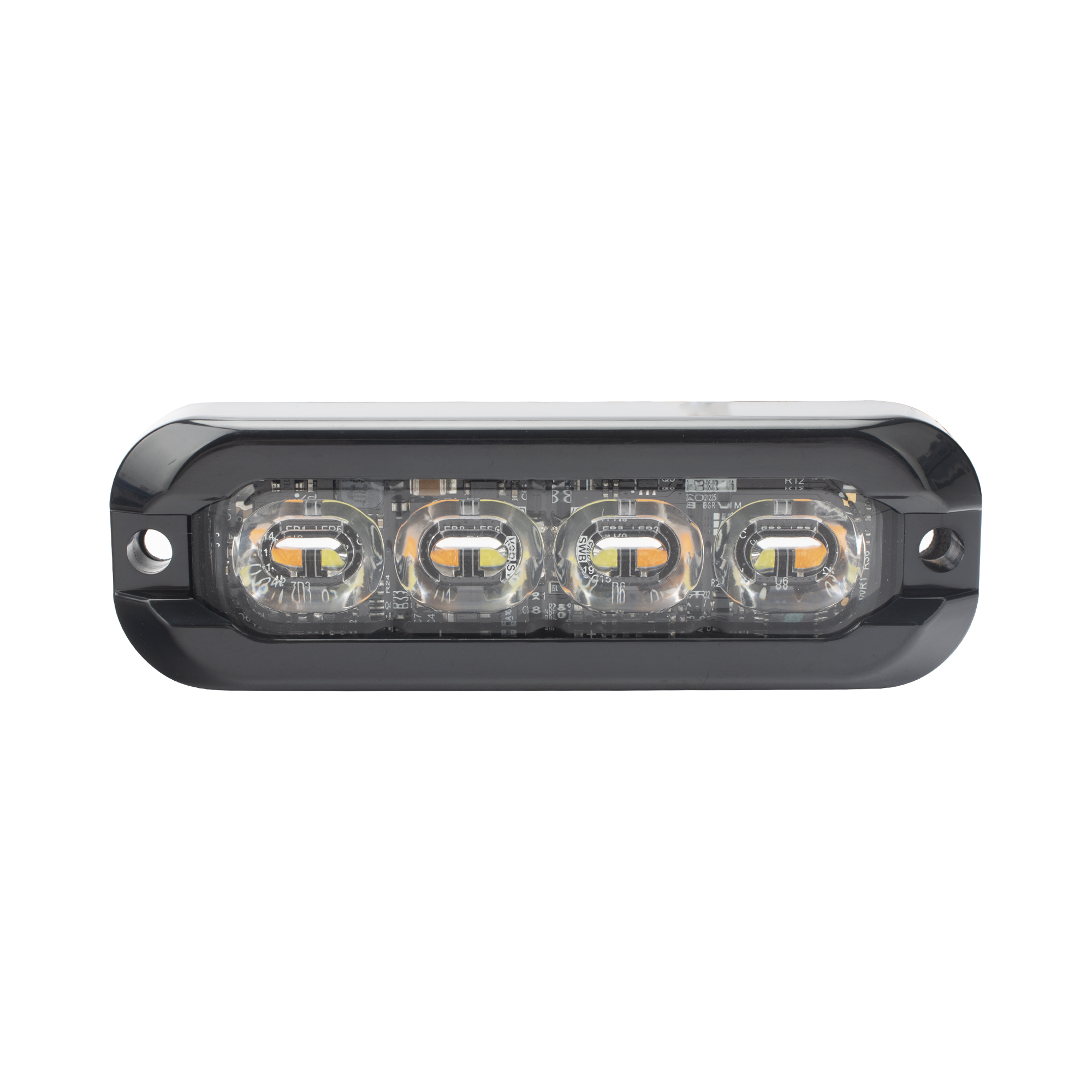 Luz perimetral , 8 LED Ultra Brillantes, Dual Color Ambar / Claro ...