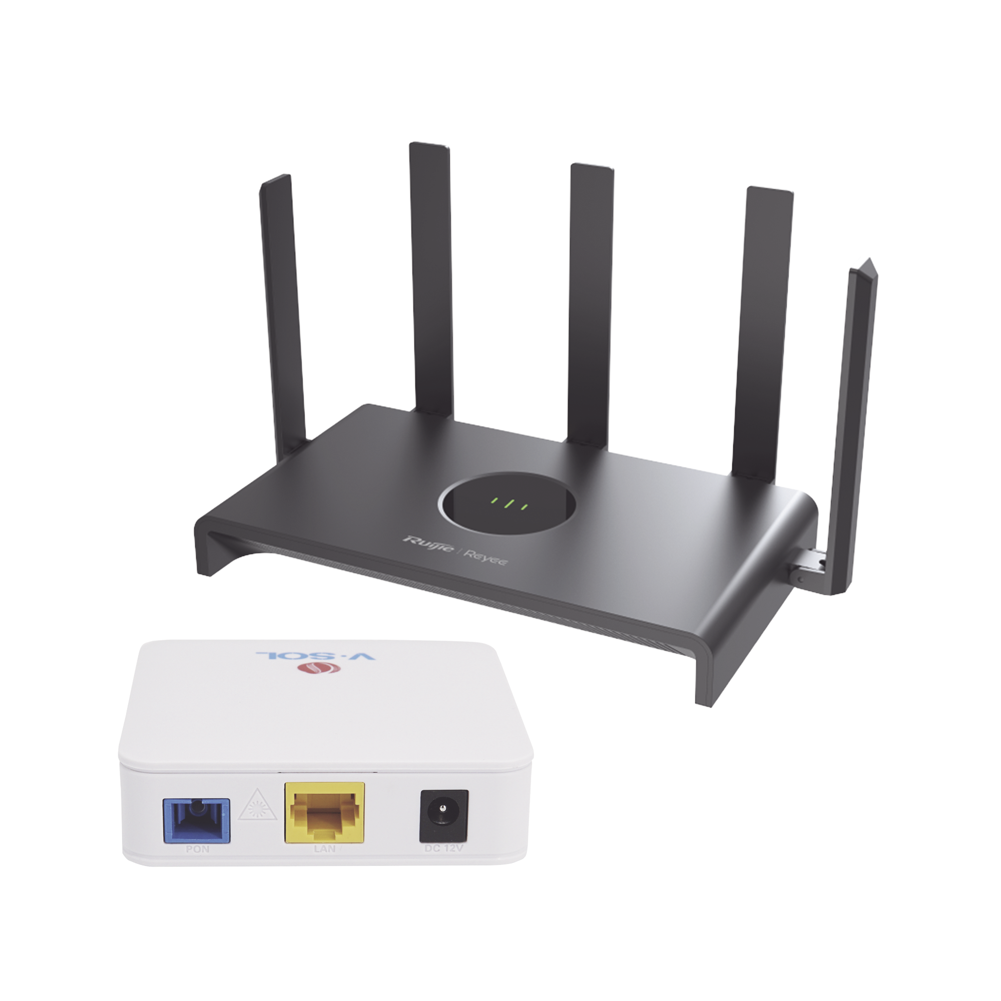 Kit 3 ONU Bridge V-Sol, Dual GPON/EPON con Router Home Mesh Ideal para ...