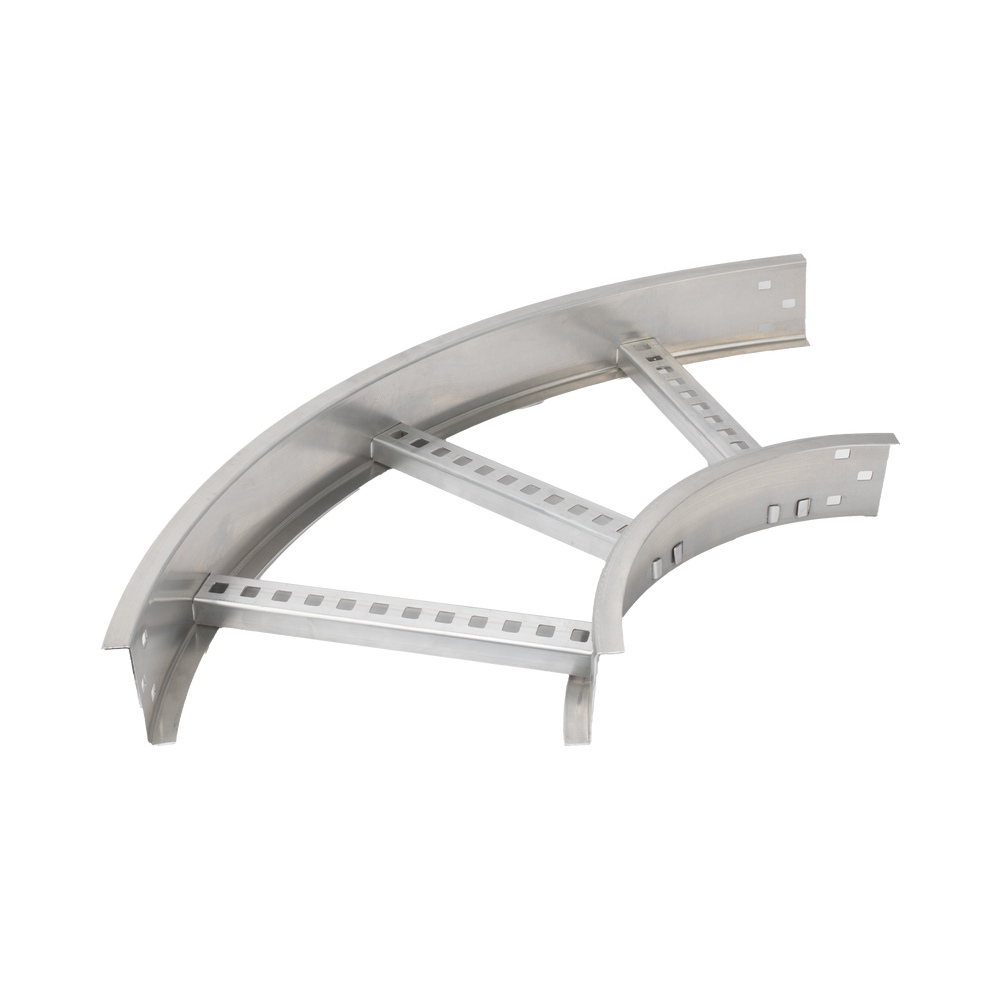 Curva Horizontal de Aluminio de 90° Perfil Z / Peralte 3 1/4″ / Ancho ...